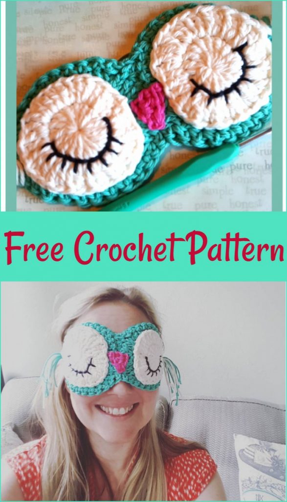 Crochet Eye Mask Pattern Masquerade Beauty Crochet Eye Mask Patterns ...