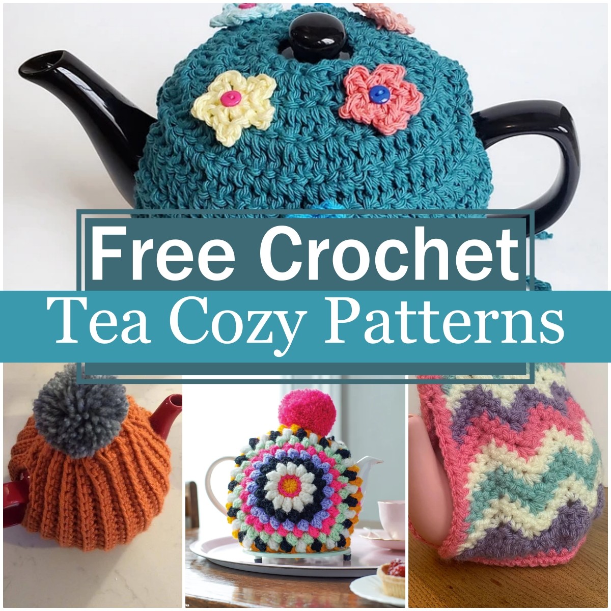 15 Crochet Tea Cozy Free Patterns + Warm Tutorials - All Crochet Pattern